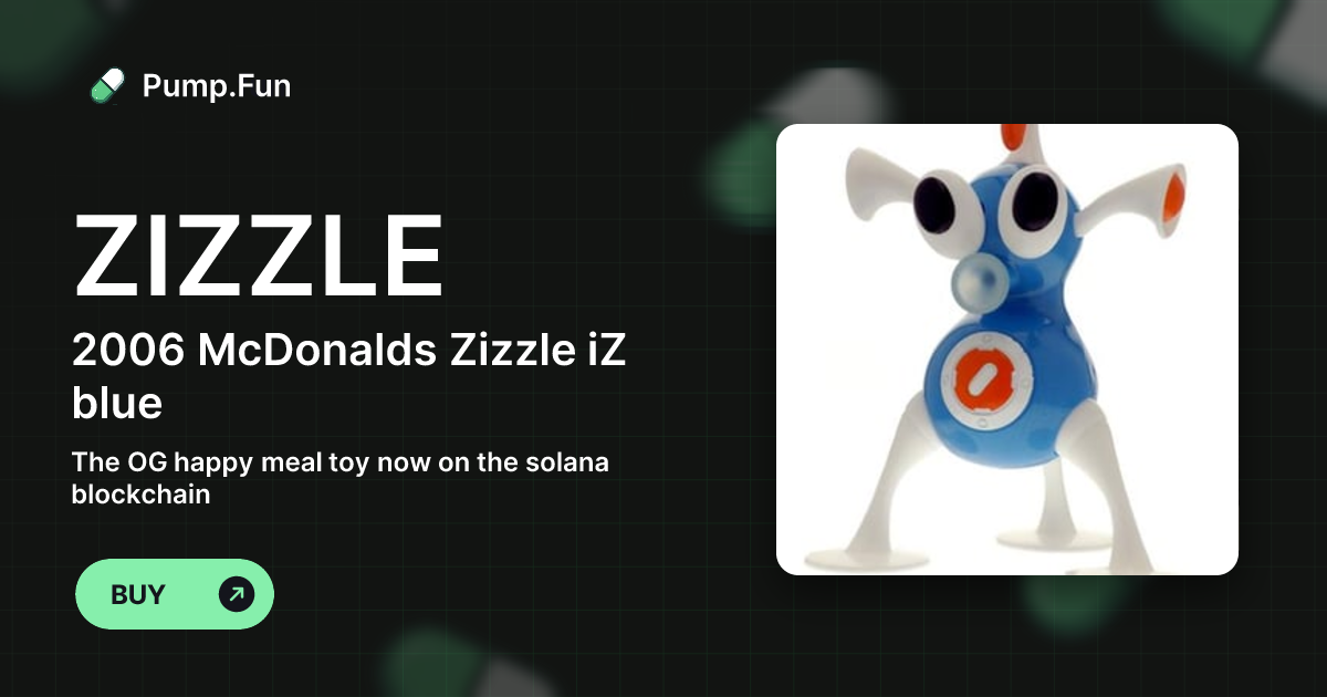 2006 McDonalds Zizzle iZ blue (ZIZZLE) - Pump