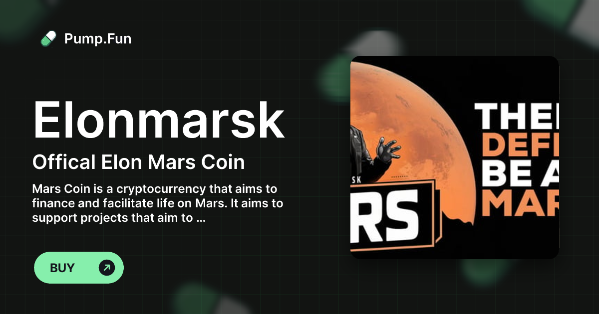 Offical Elon Mars Coin (Elonmarsk) - Pump