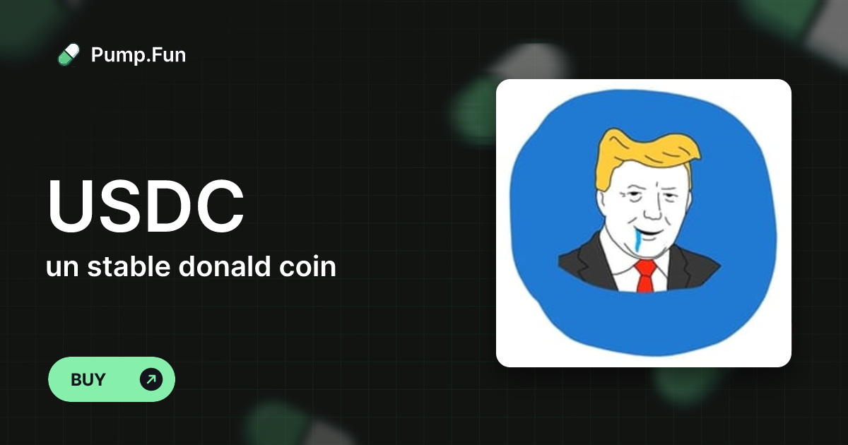 un stable donald coin (USDC) - Pump