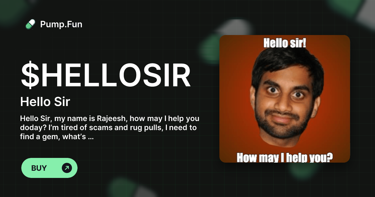 Hello Sir ($HELLOSIR) - Pump