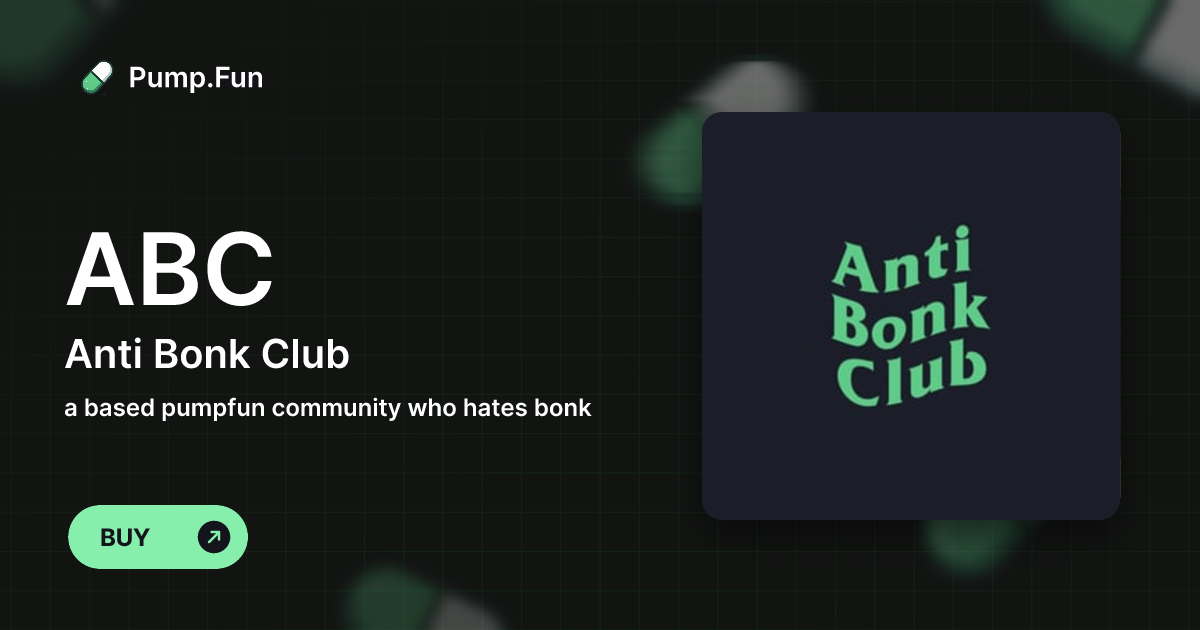 Anti Bonk Club (ABC) - Pump