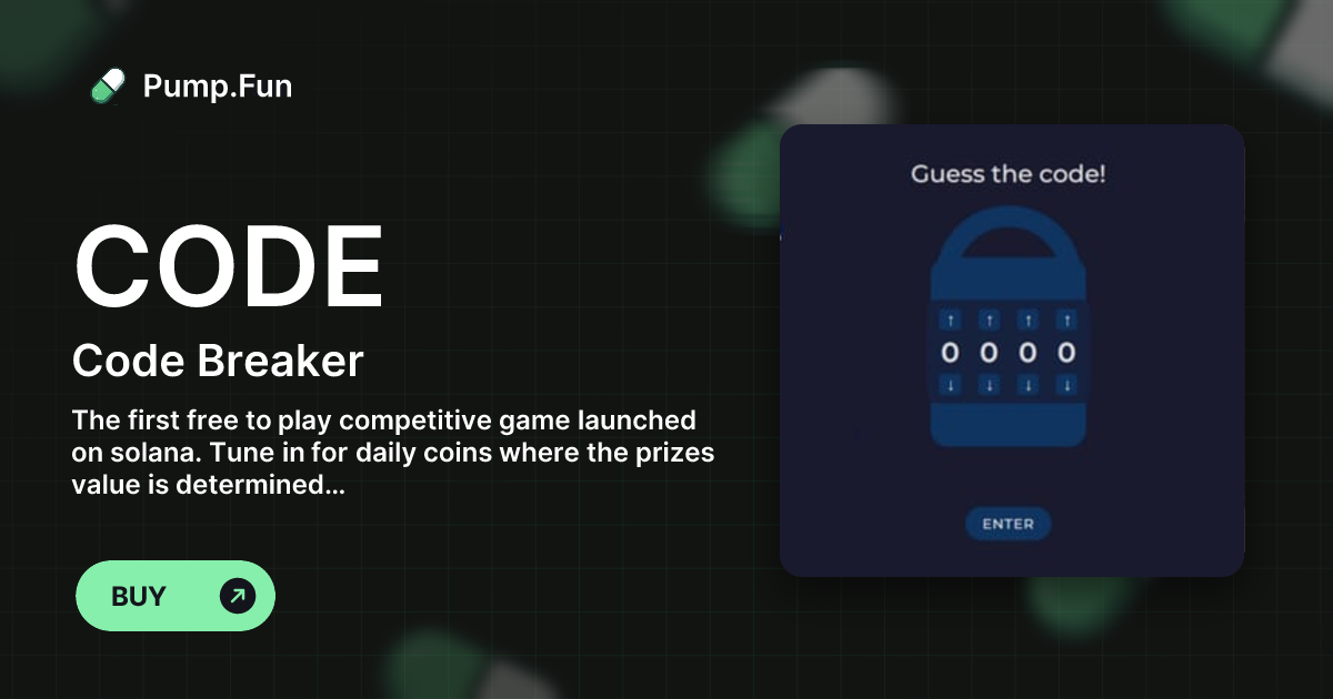 Code Breaker (CODE) - Pump