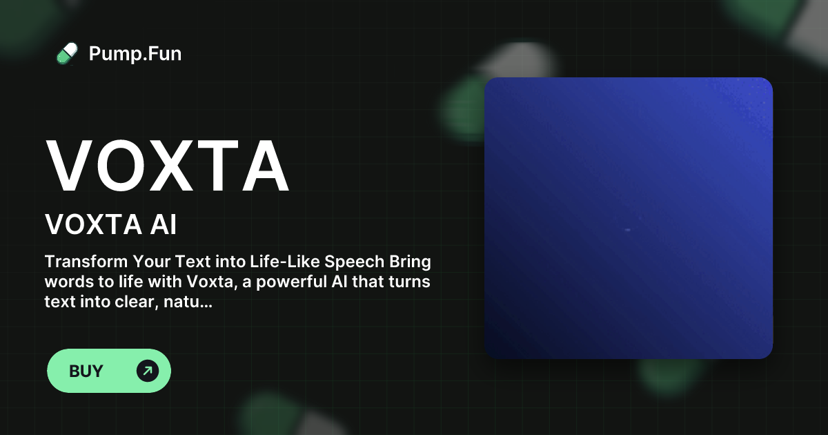 VOXTA AI (VOXTA) - Pump