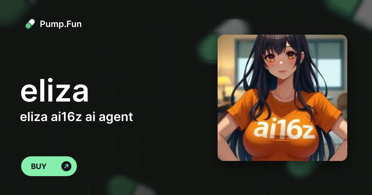 eliza ai16z ai agent (eliza) - Pump