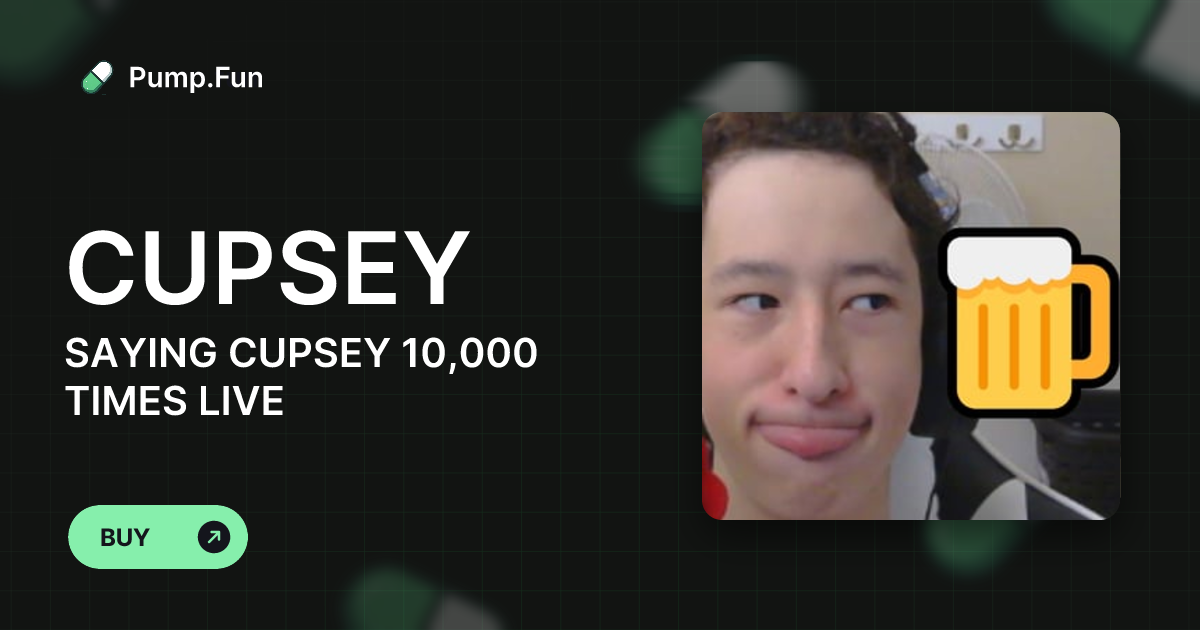 SAYING CUPSEY 10,000 TIMES LIVE (CUPSEY) - Pump