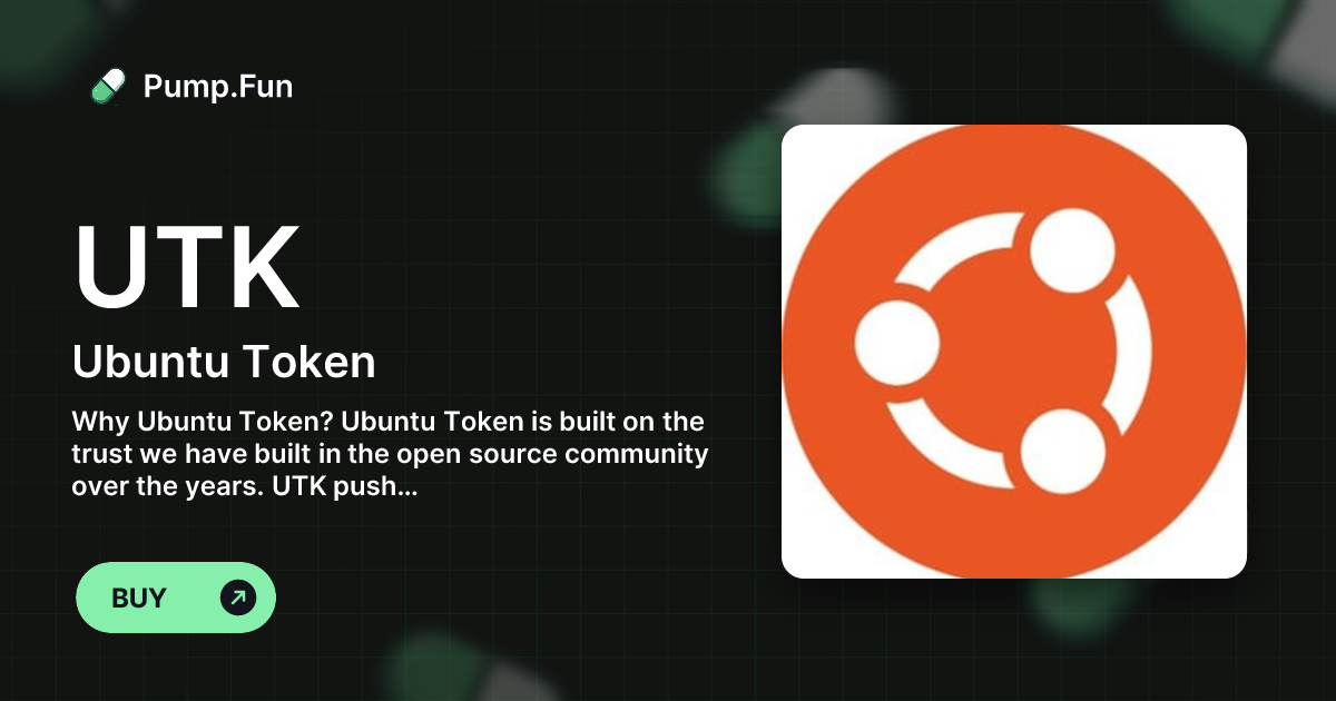 Ubuntu Token (UTK) - Pump
