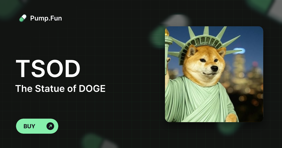 The Statue of DOGE (TSOD) - Pump