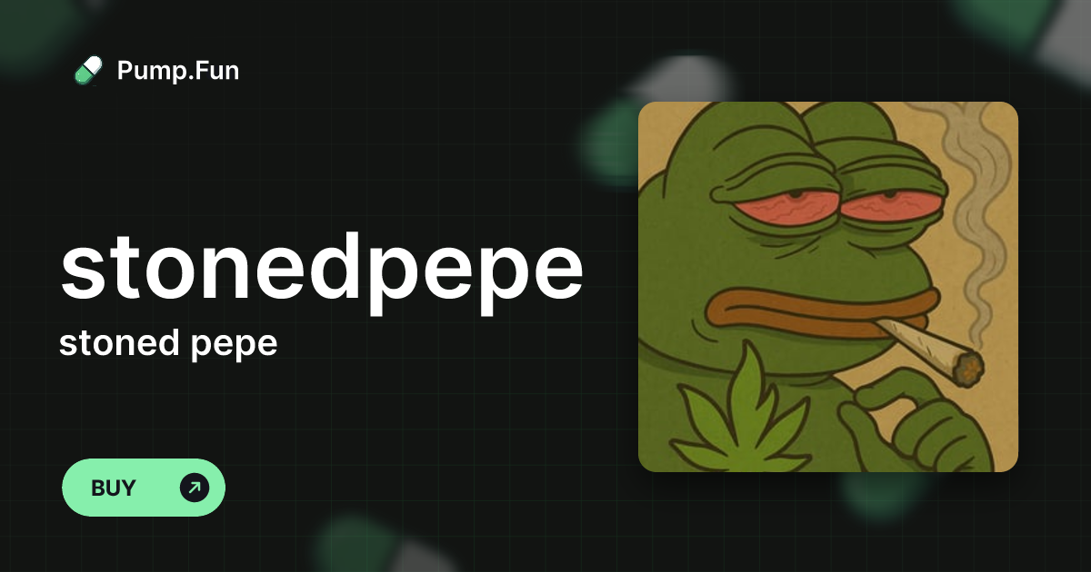 stoned pepe (stonedpepe) - Pump