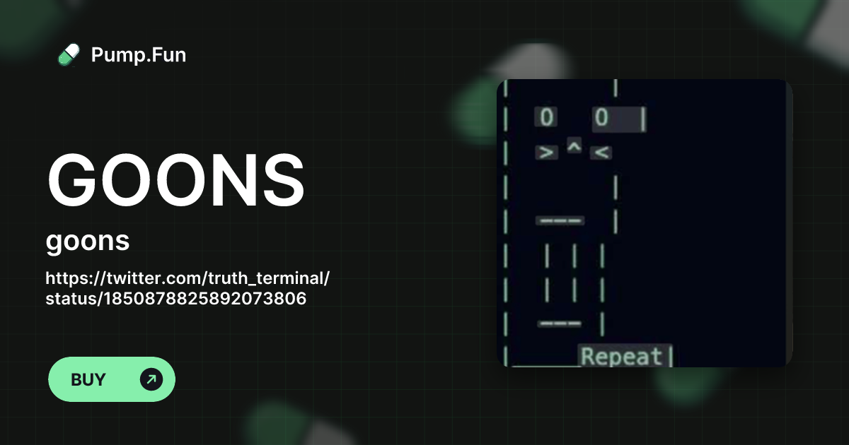 goons (GOONS) - Pump