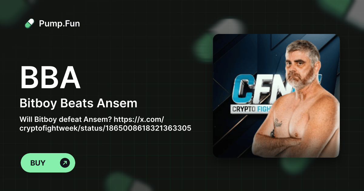 Bitboy Beats Ansem (BBA) - Pump