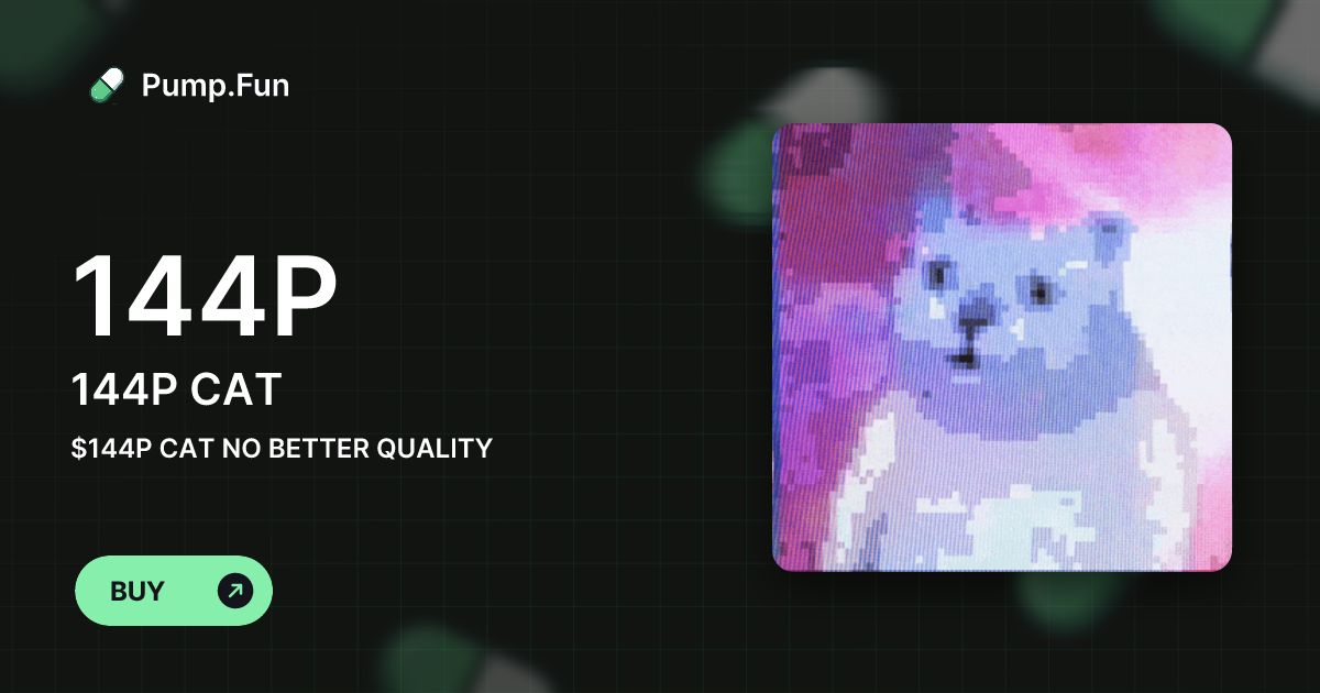 144P CAT (144P) - Pump