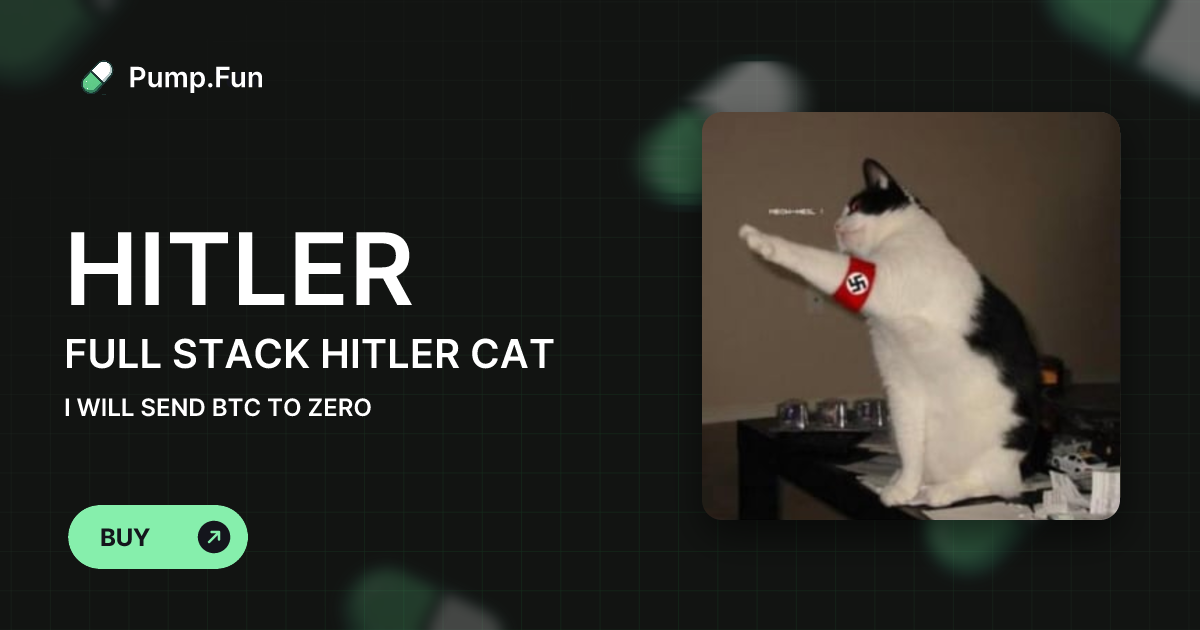 FULL STACK HITLER CAT (HITLER) - Pump