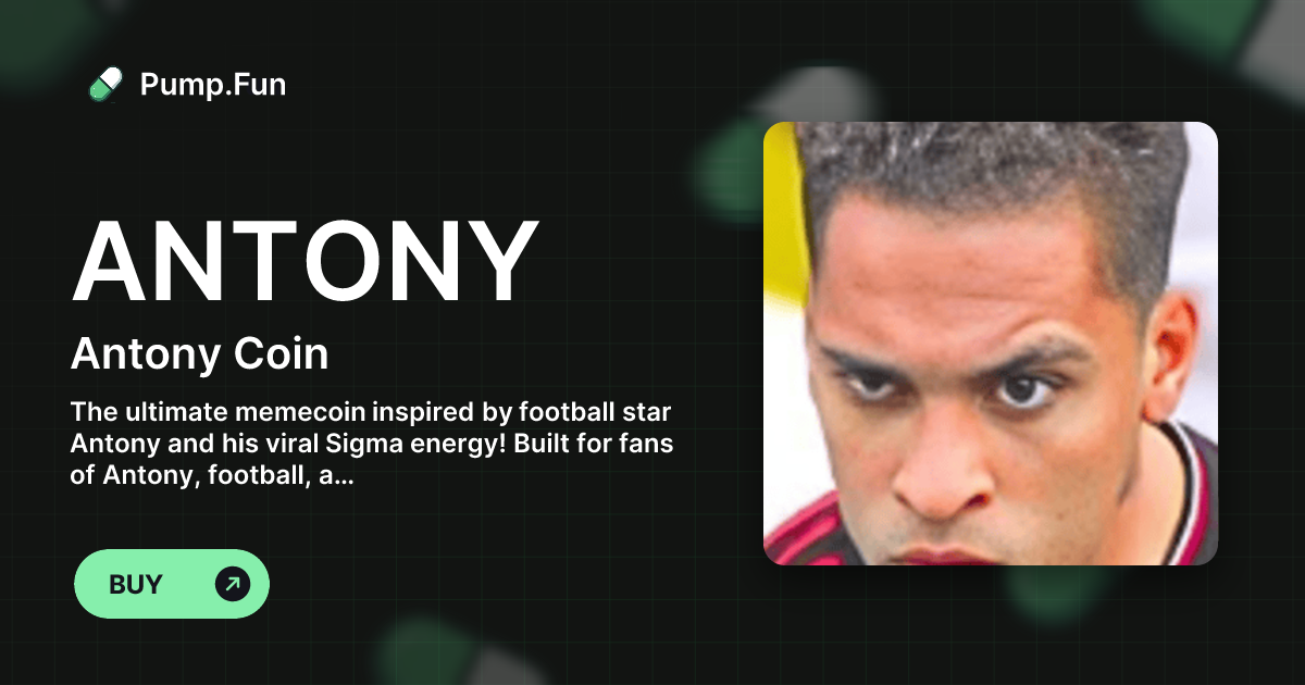Antony Coin (ANTONY) - Pump