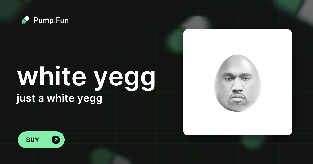 just a white yegg (white yegg) - Pump