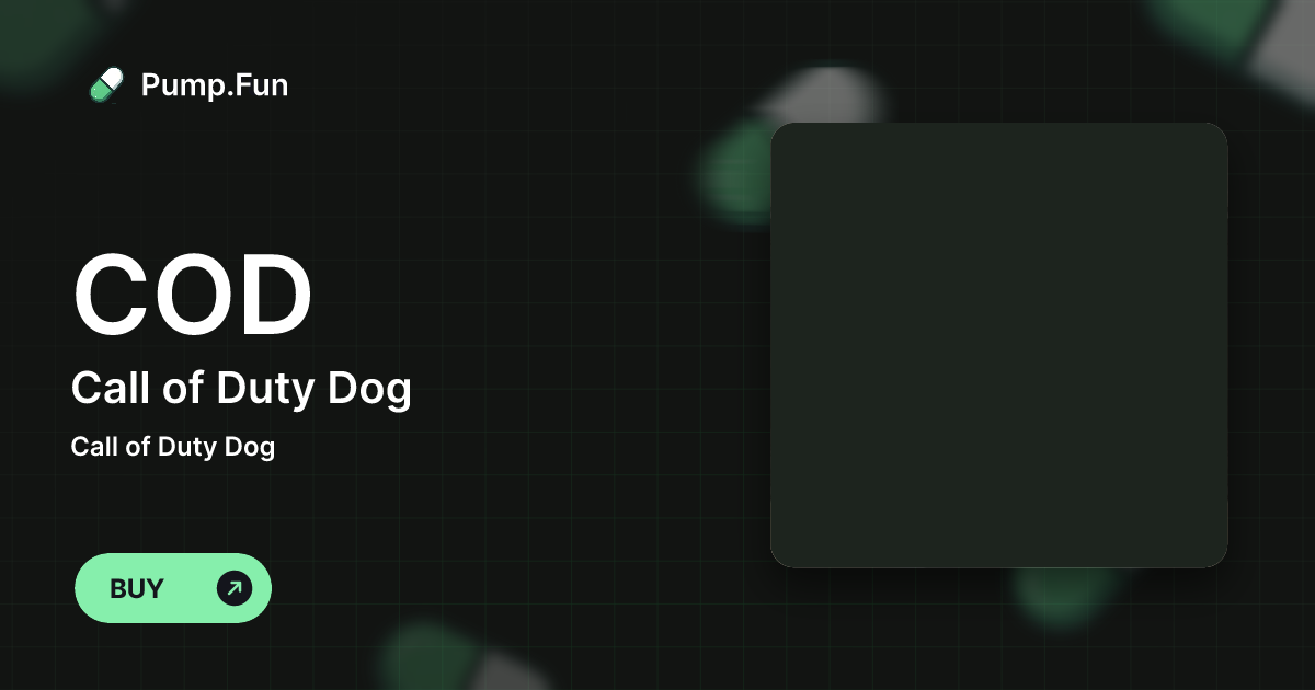 Call of Duty Dog (COD) - Pump