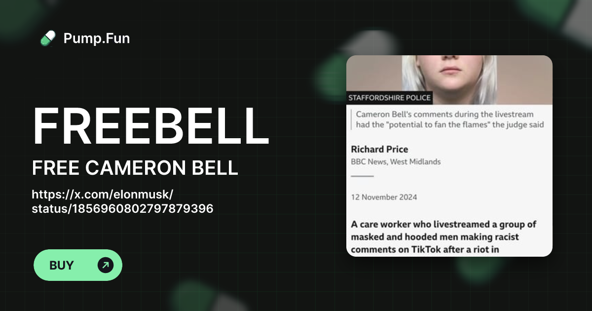 FREE CAMERON BELL (FREEBELL) - Pump
