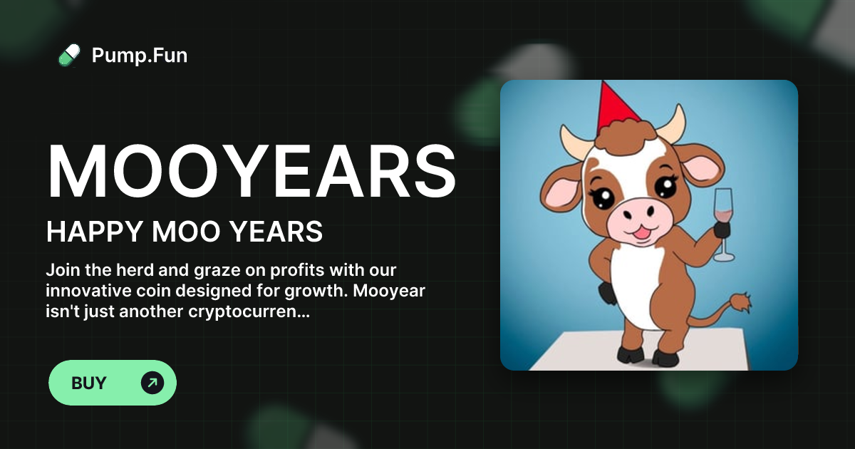 HAPPY MOO YEARS (MOOYEARS) - Pump