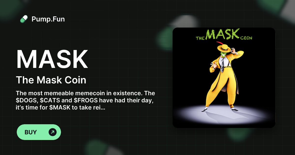 The Mask Coin (MASK) - Pump