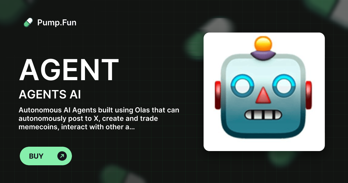 AGENTS AI (AGENT) - Pump