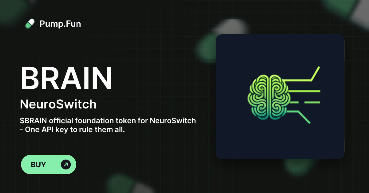 NeuroSwitch (BRAIN) - Pump