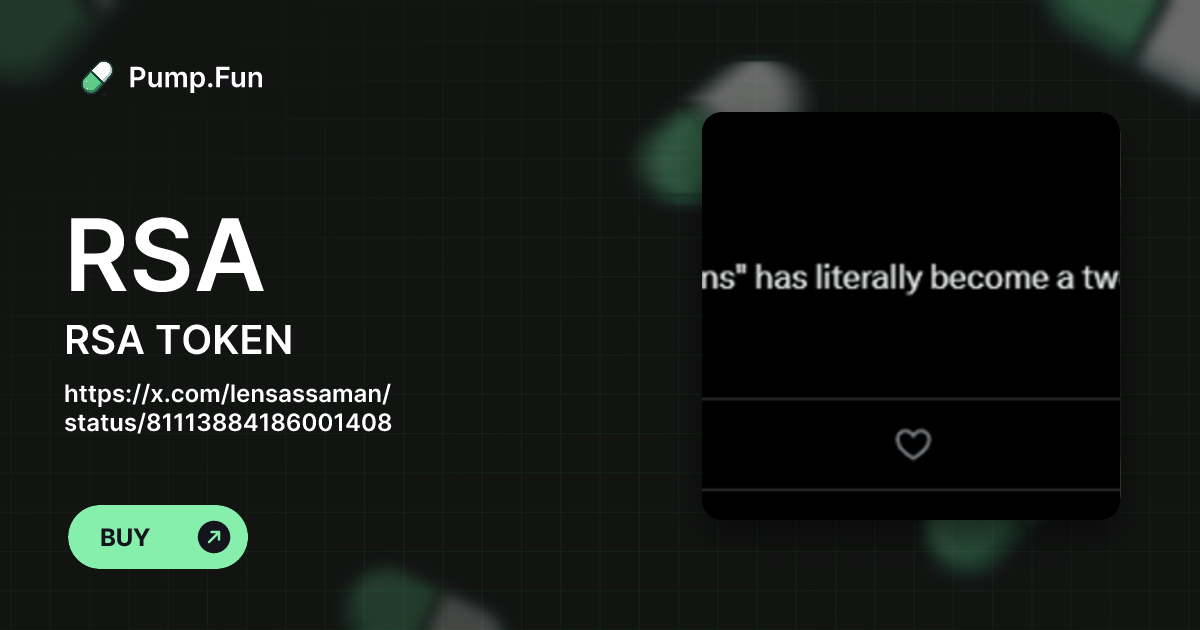 RSA TOKEN (RSA) - Pump