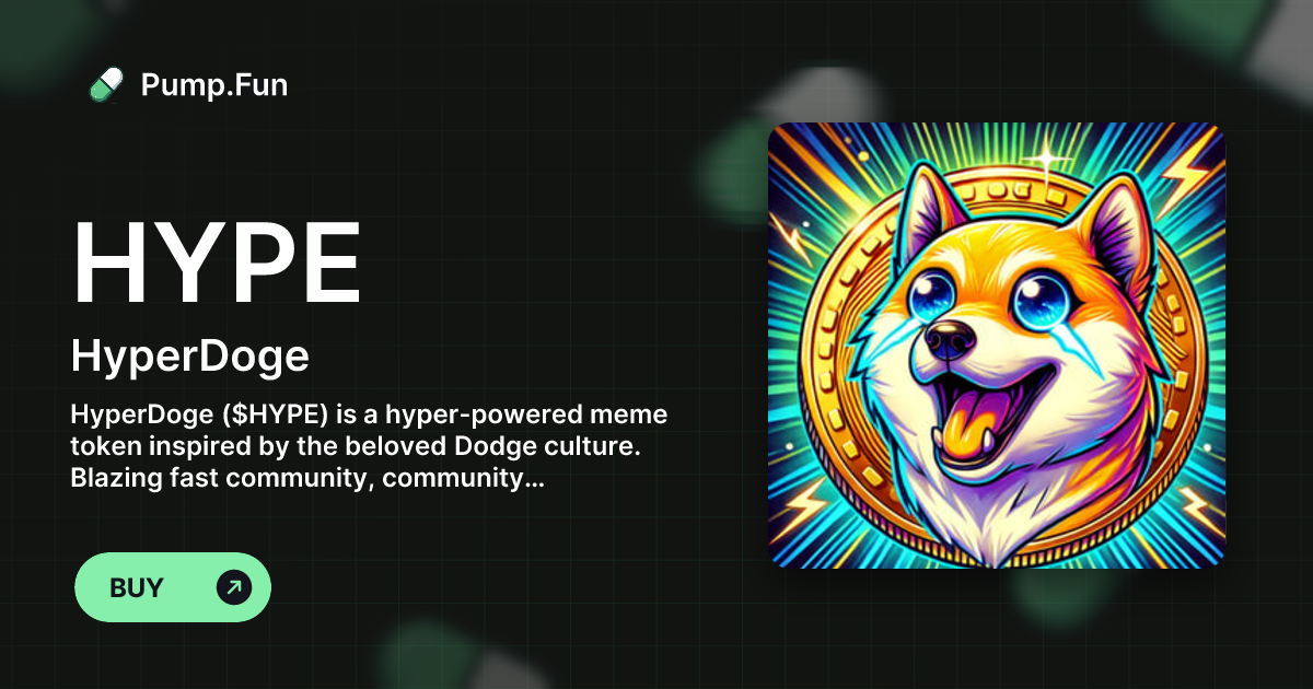 HyperDoge (HYPE) - Pump