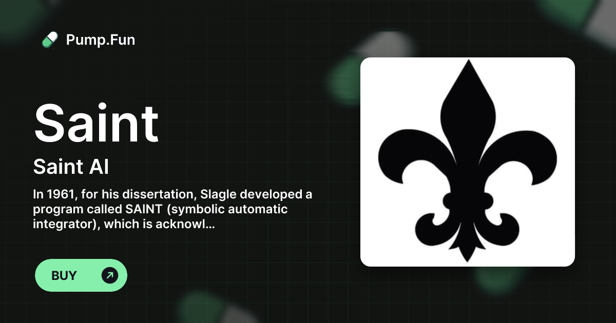 Saint AI (Saint) - Pump