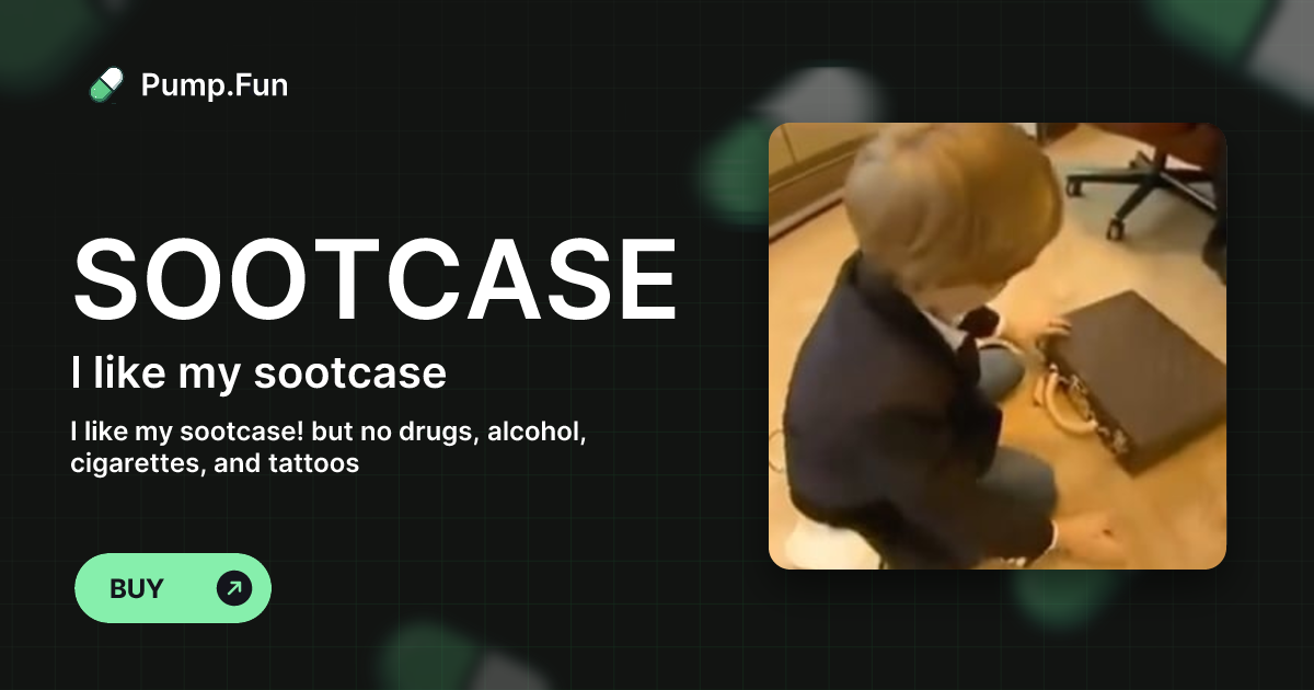 I like my sootcase (SOOTCASE) - Pump