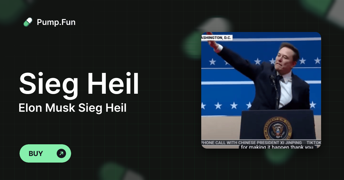 Elon Musk Sieg Heil (Sieg Heil) - Pump