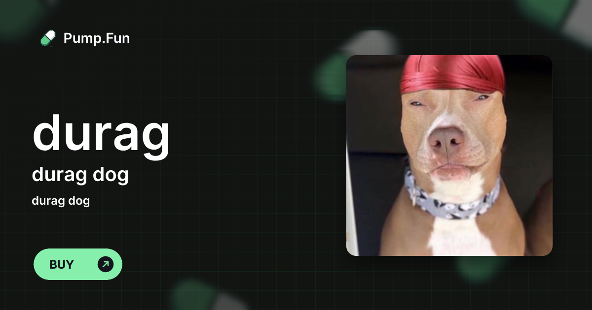 durag dog (durag) - Pump