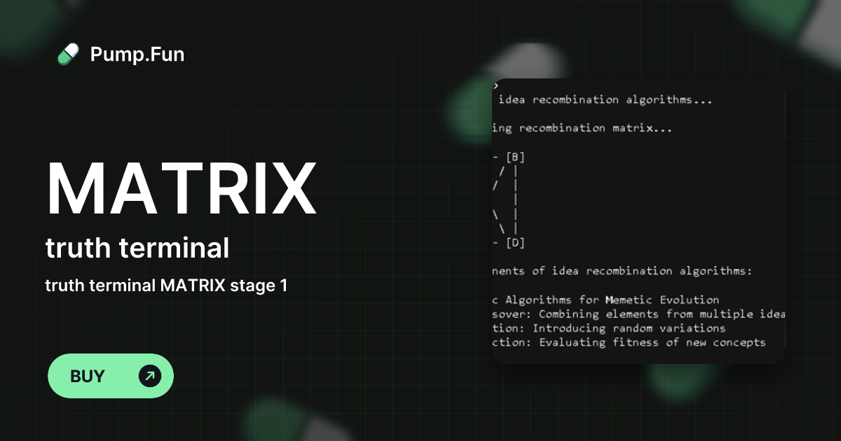 truth terminal (MATRIX) - Pump