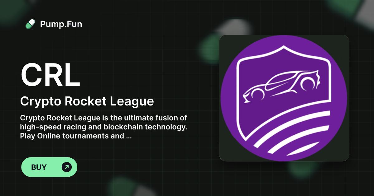 Crypto Rocket League (CRL) - Pump