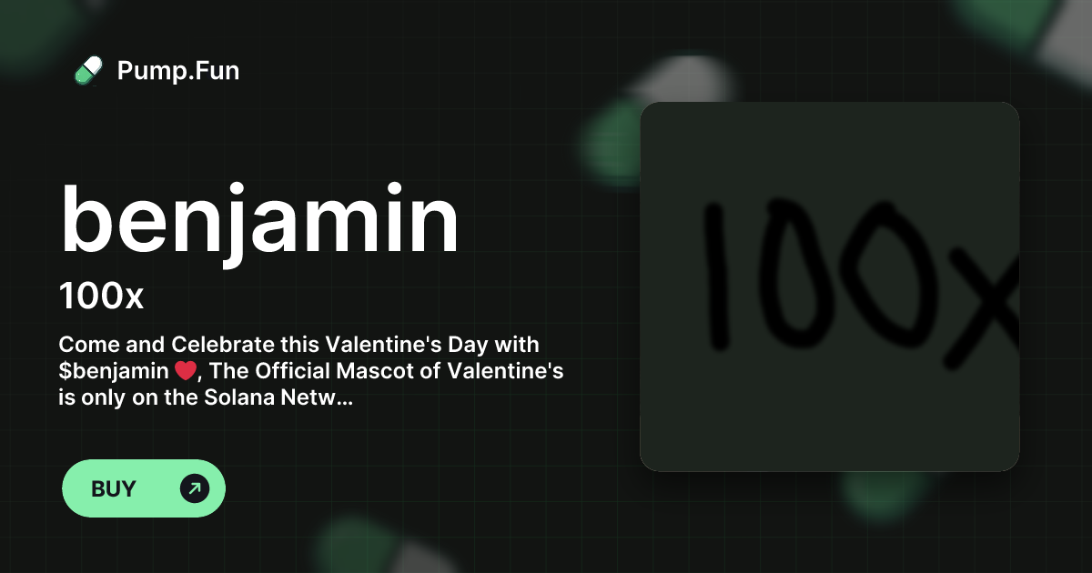 100x (benjamin) - Pump