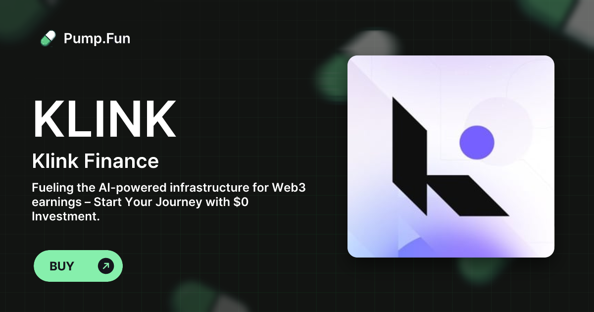 Klink Finance (KLINK ) - Pump