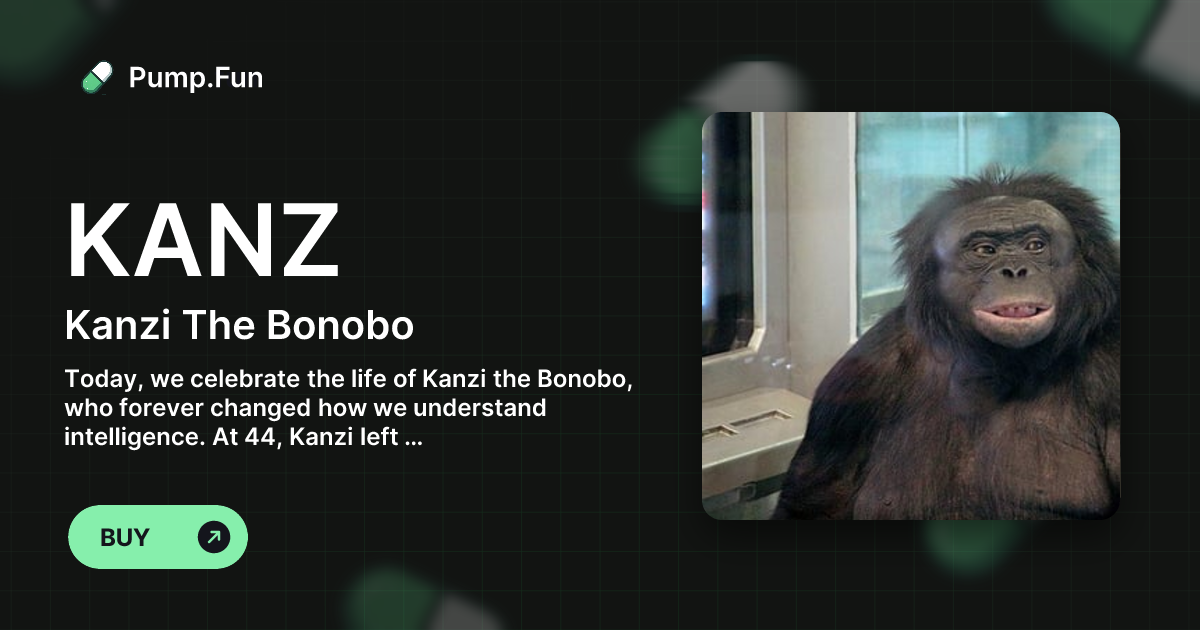 Kanzi The Bonobo (KANZ) - Pump