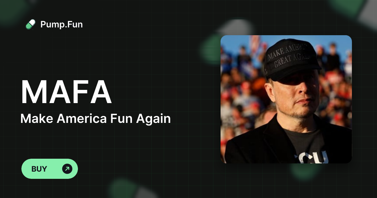 Make America Fun Again (MAFA) - Pump