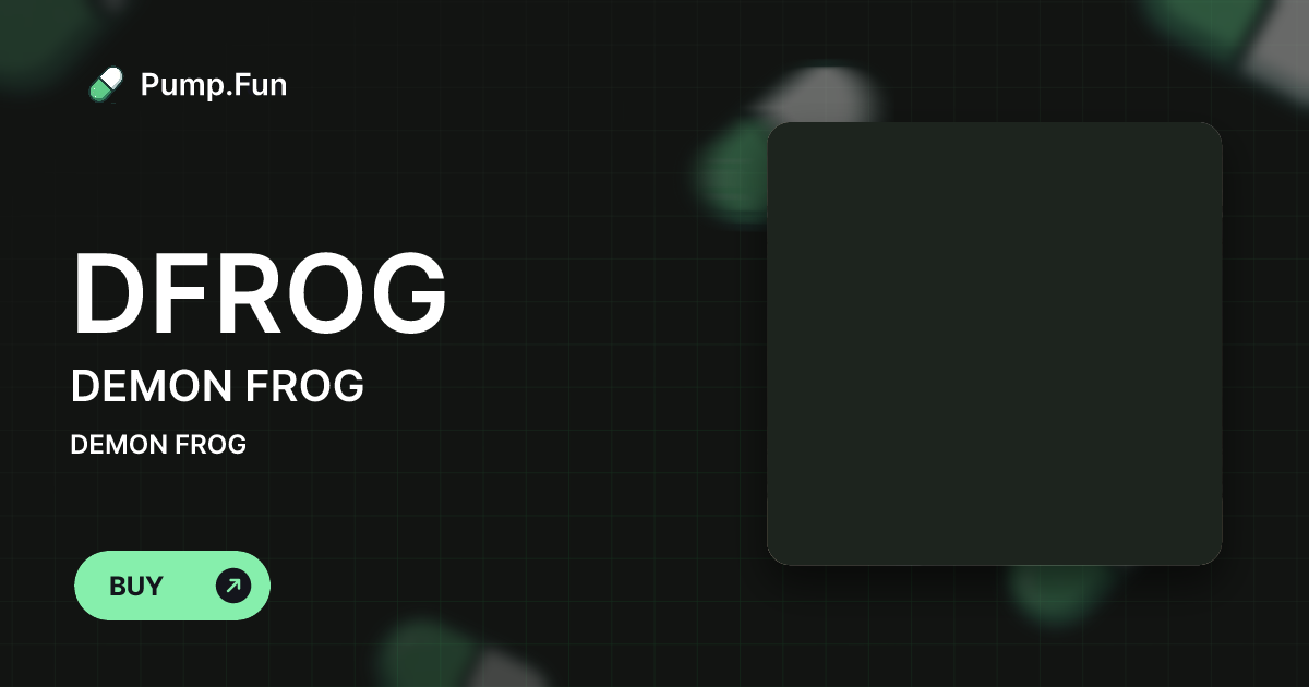 DEMON FROG (DFROG) - Pump