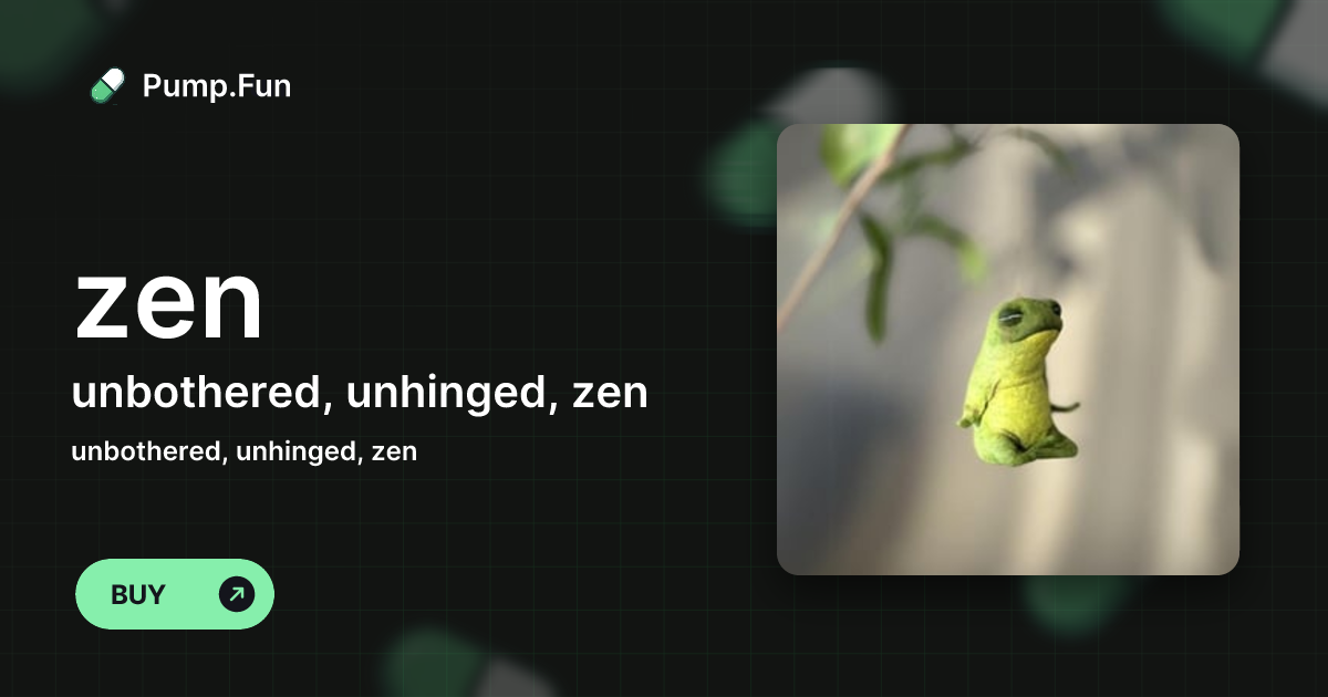 unbothered, unhinged, zen (zen) - Pump