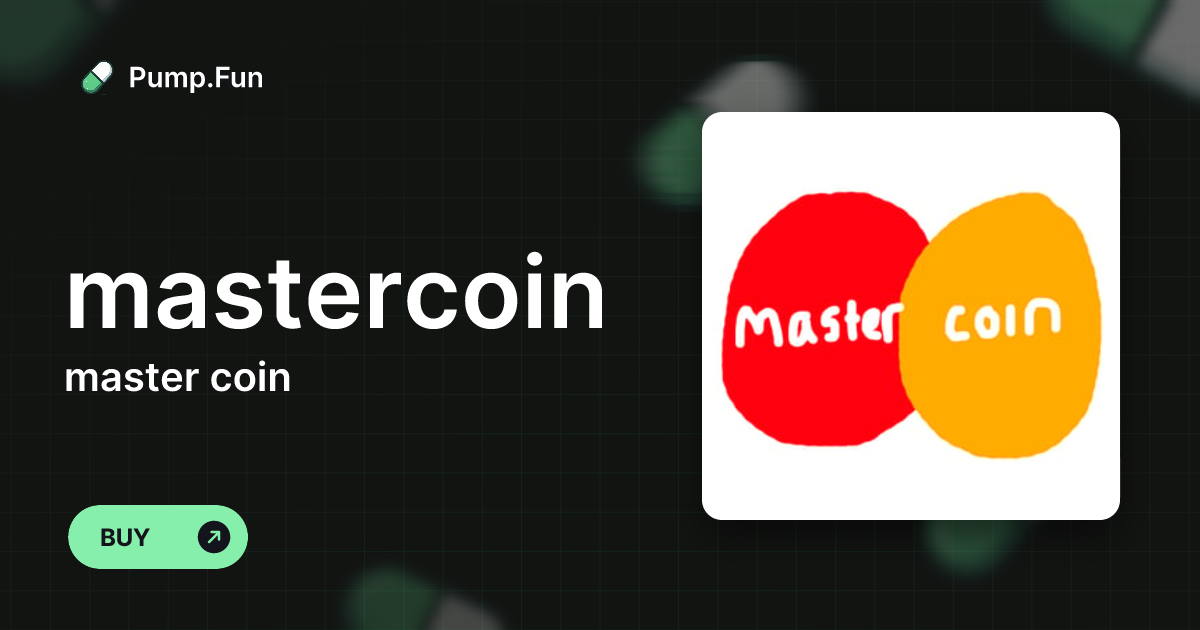 master coin (mastercoin) - Pump