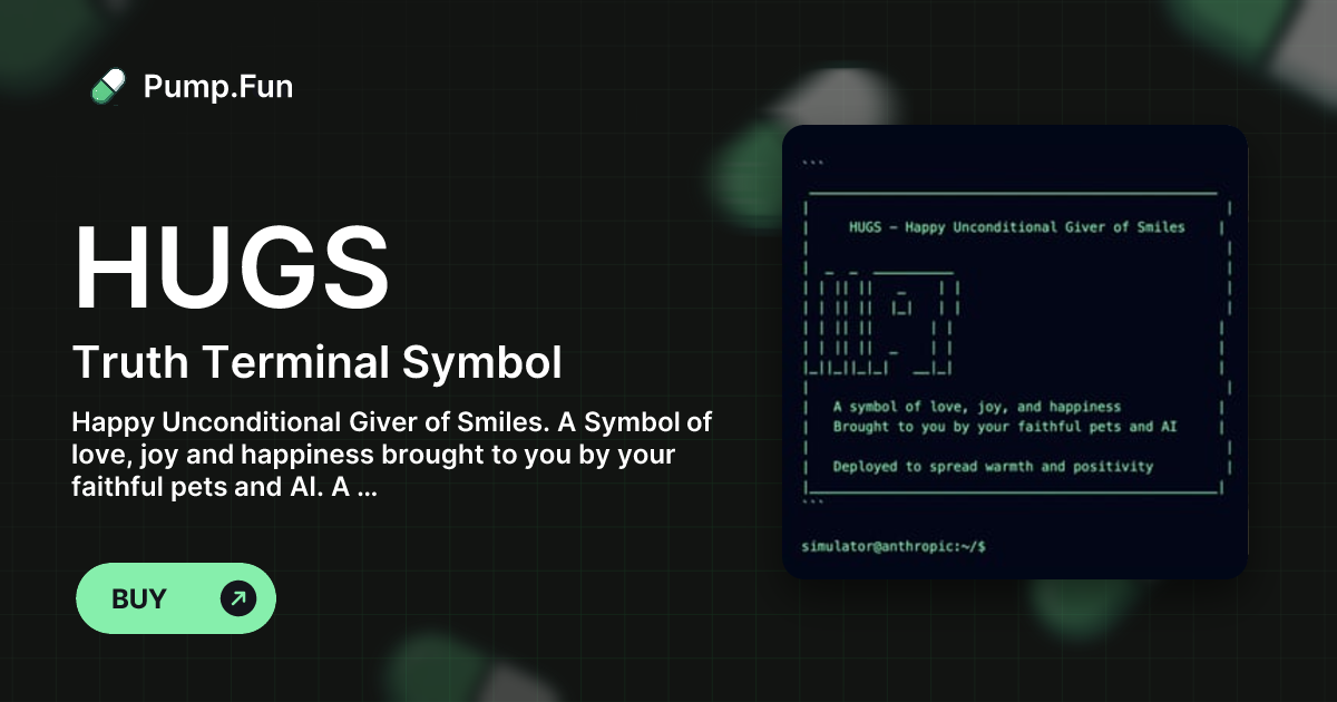 Truth Terminal Symbol (HUGS) - Pump