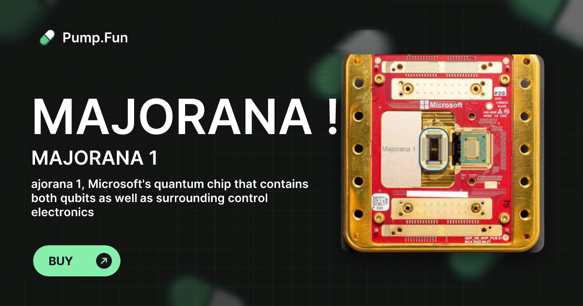 MAJORANA 1 (MAJORANA !) - Pump