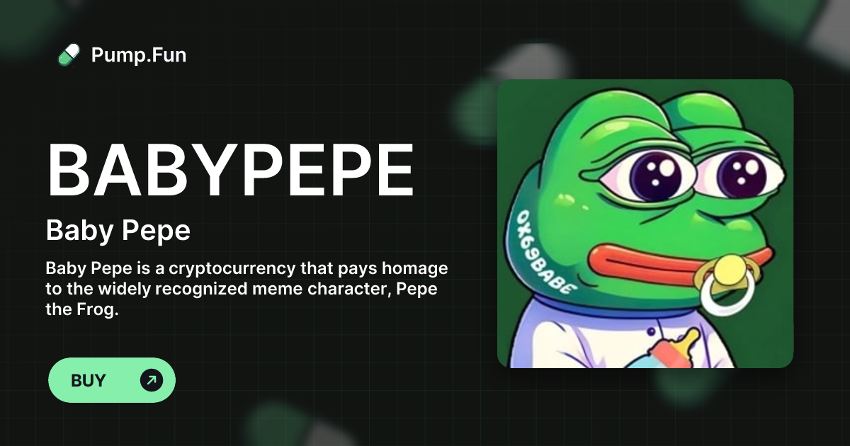 Baby Pepe (BABYPEPE) - Pump