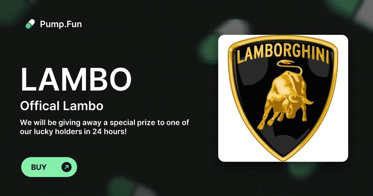 Offical Lambo (LAMBO) - Pump