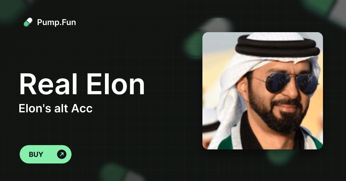 Elon's alt Acc (Real Elon) - Pump