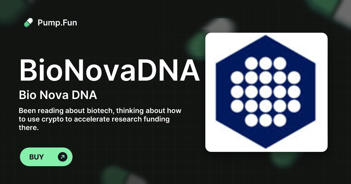 Bio Nova DNA (BioNovaDNA) - Pump