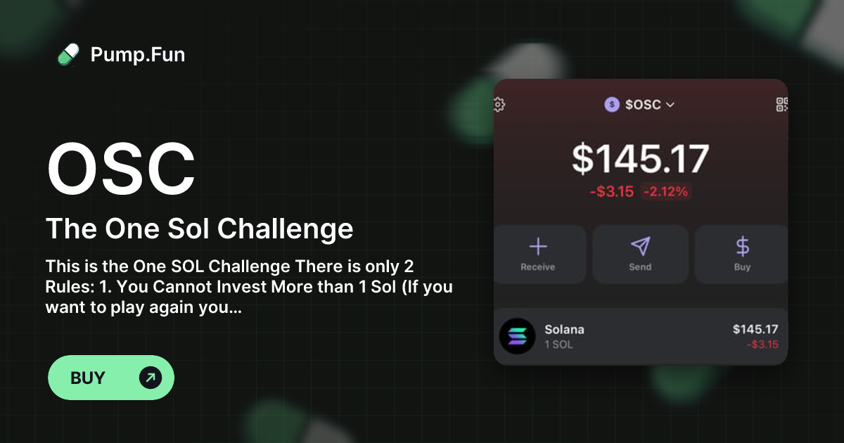 The One Sol Challenge (OSC) - Pump