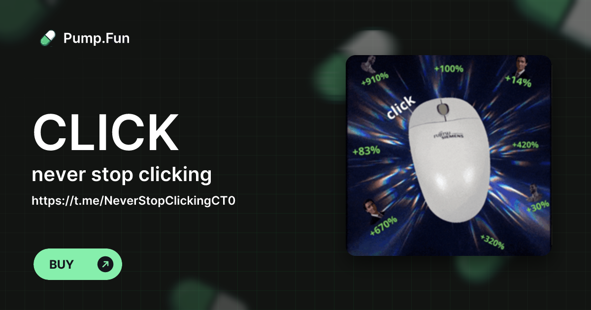 never stop clicking (CLICK) - Pump