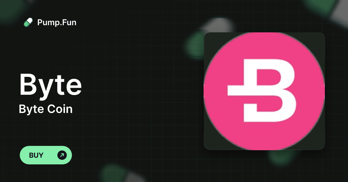 Byte Coin (Byte) - Pump