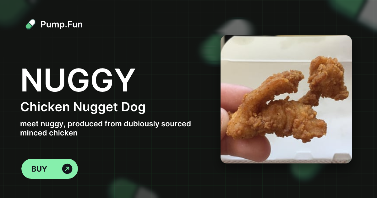 Chicken Nugget Dog (NUGGY) - Pump