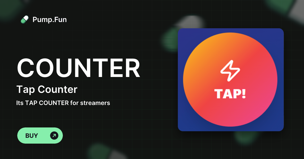 Tap Counter (COUNTER) - Pump